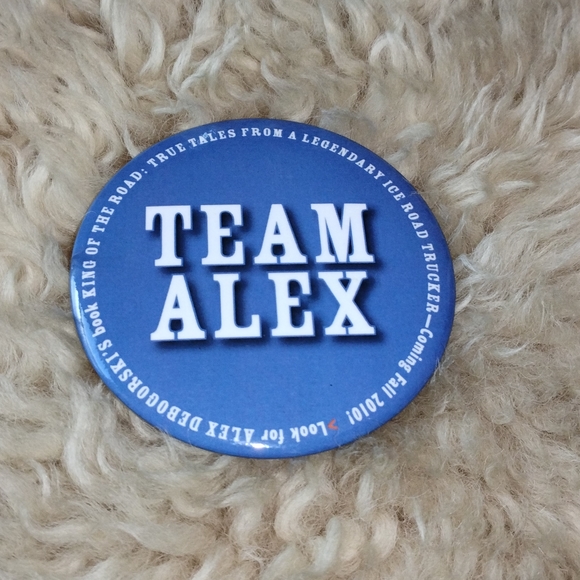 History Channel | Other | Ice Road Truckers Alex Debogorski Teamalex Button | Poshmark